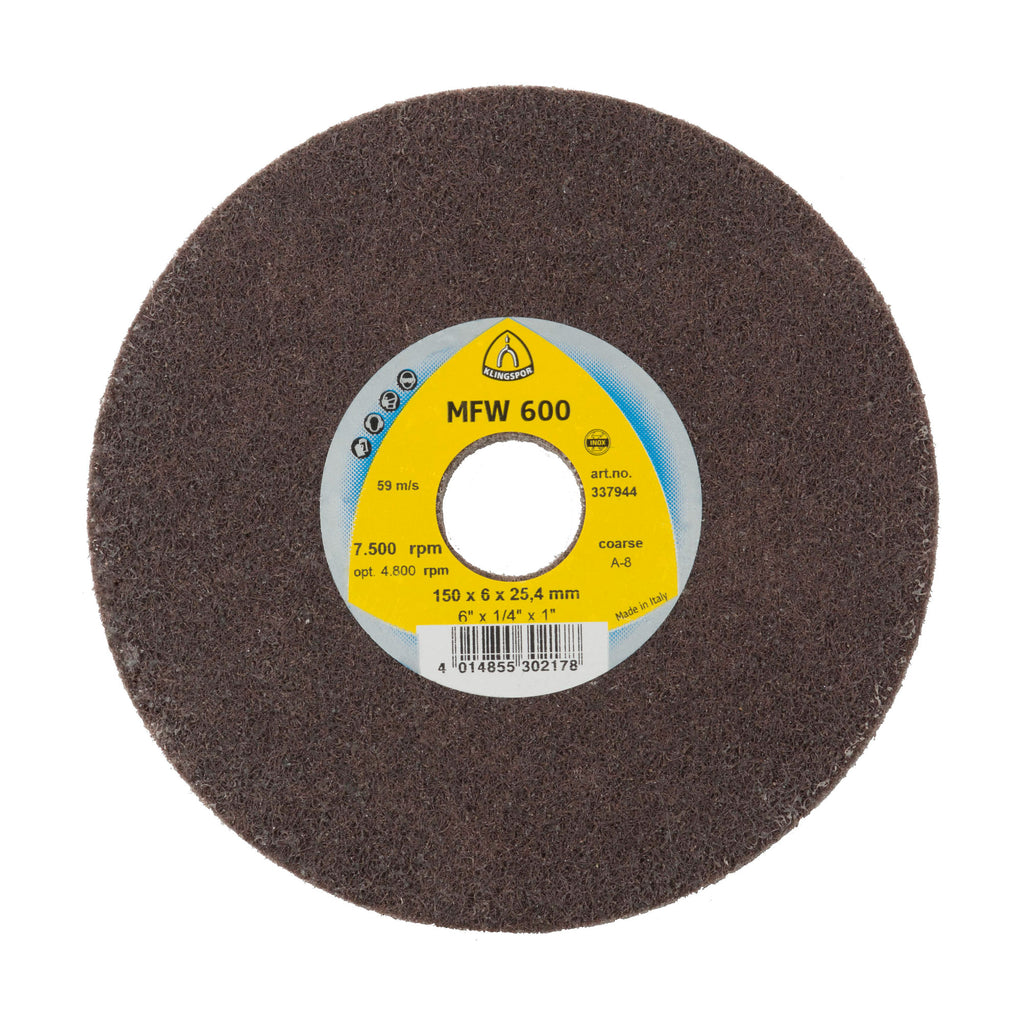 Non-Woven Web Wheel (MFW600) 150x6x25mm Silicon carbide – Rotary Tools